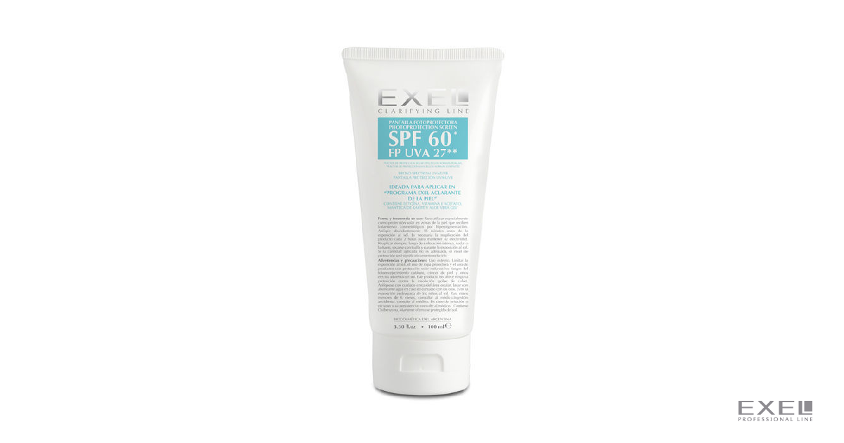 PANTALLA FOTOPROTECTORA SPF 60. FP UVA 27** | EXEL