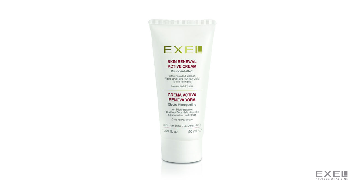 CREMA ACTIVA RENOVADORA · Efecto Micropeeling | EXEL